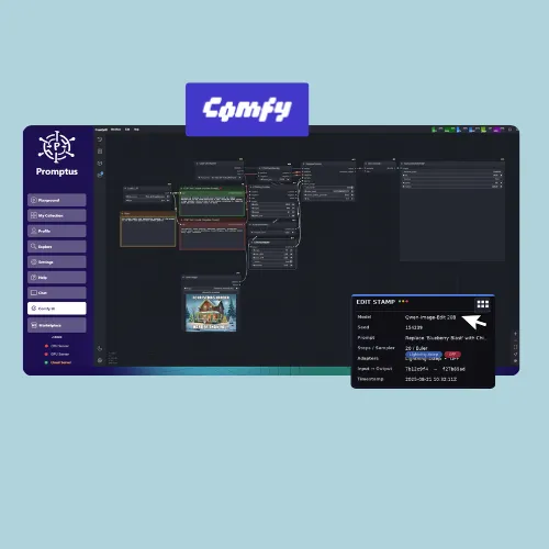 Distributed GPUs with ComfyUI - Promptus
